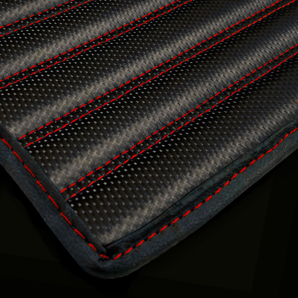 Stripe Stitch Carbon Finish