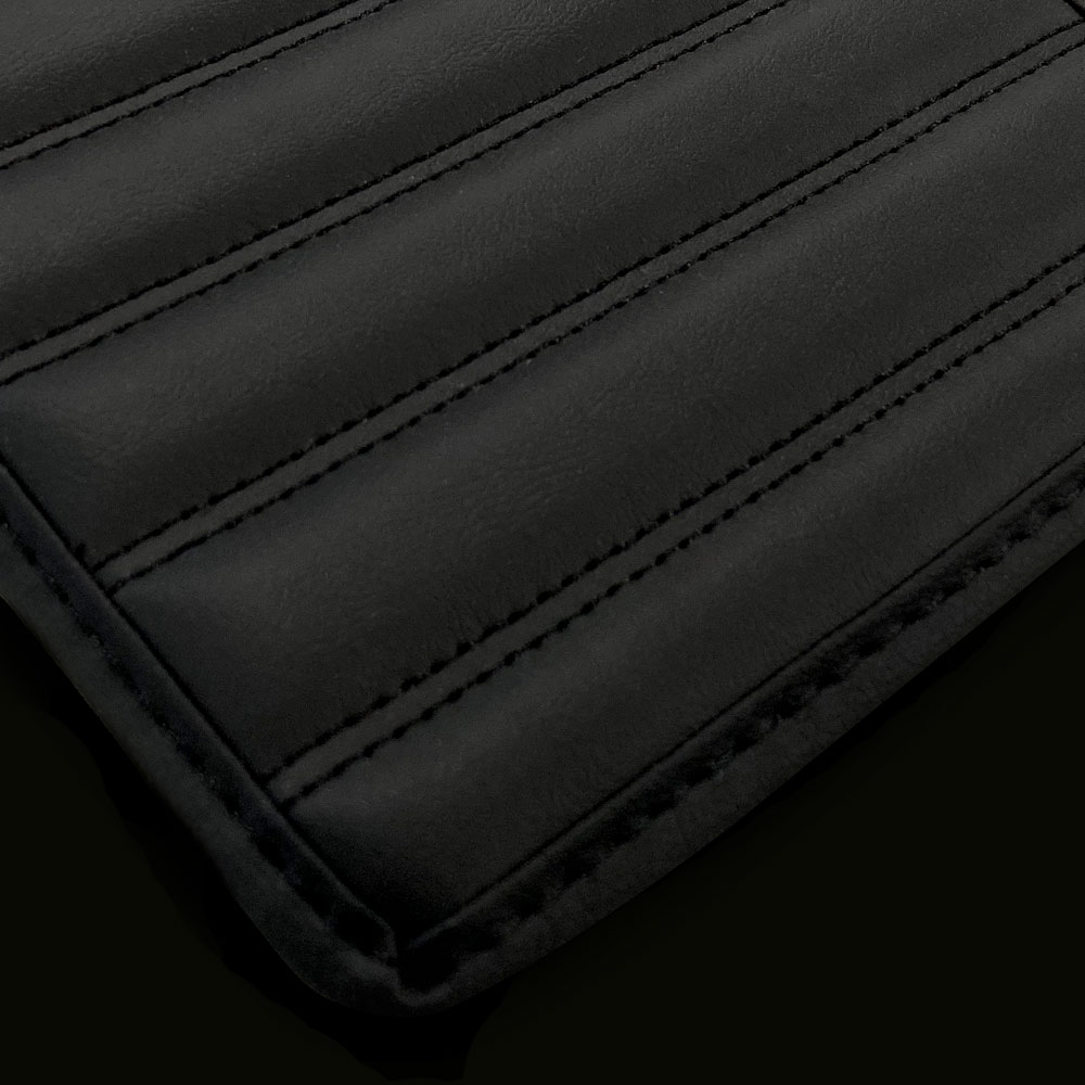 Stripe Stitch Leather Finish